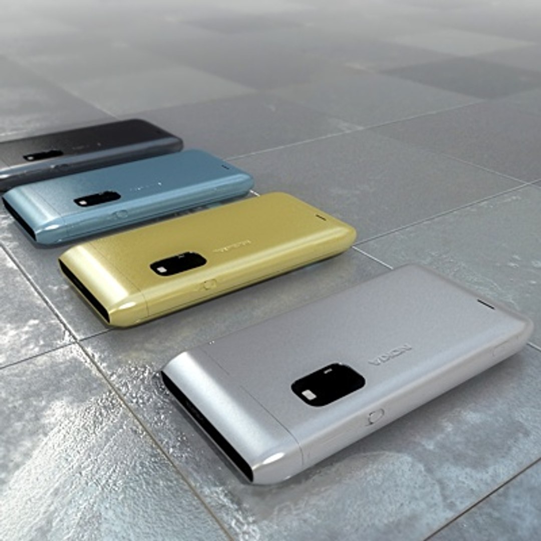 3d Model Nokia E7 Color