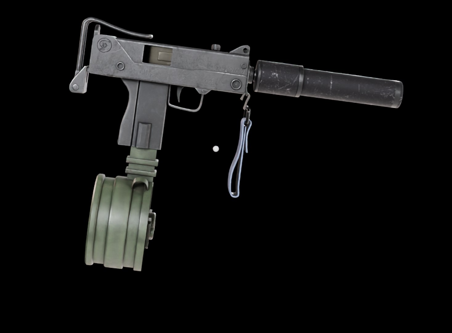 3D Game Ready Mac-11 - TurboSquid 2275291