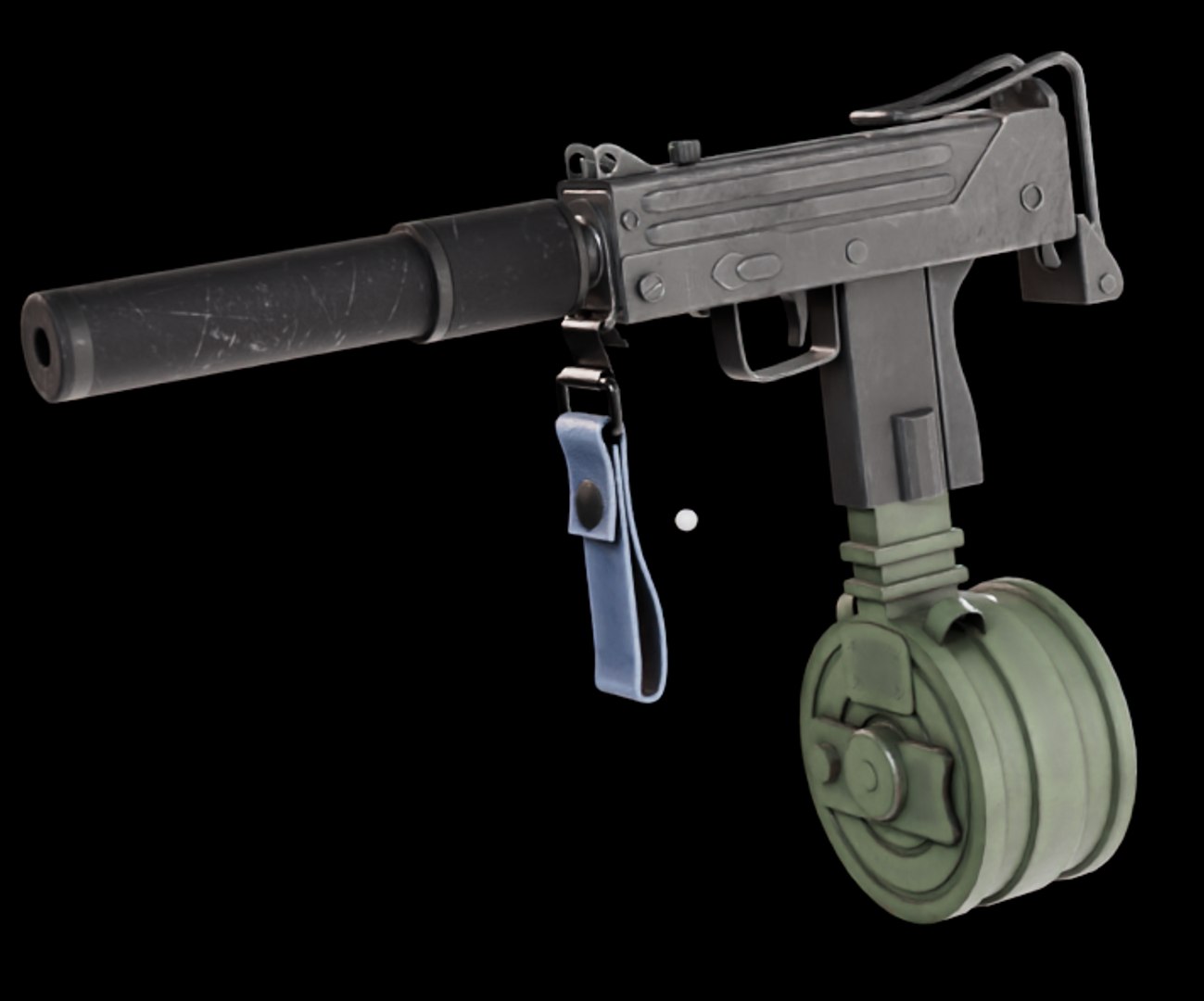 3D Game Ready Mac-11 - TurboSquid 2275291