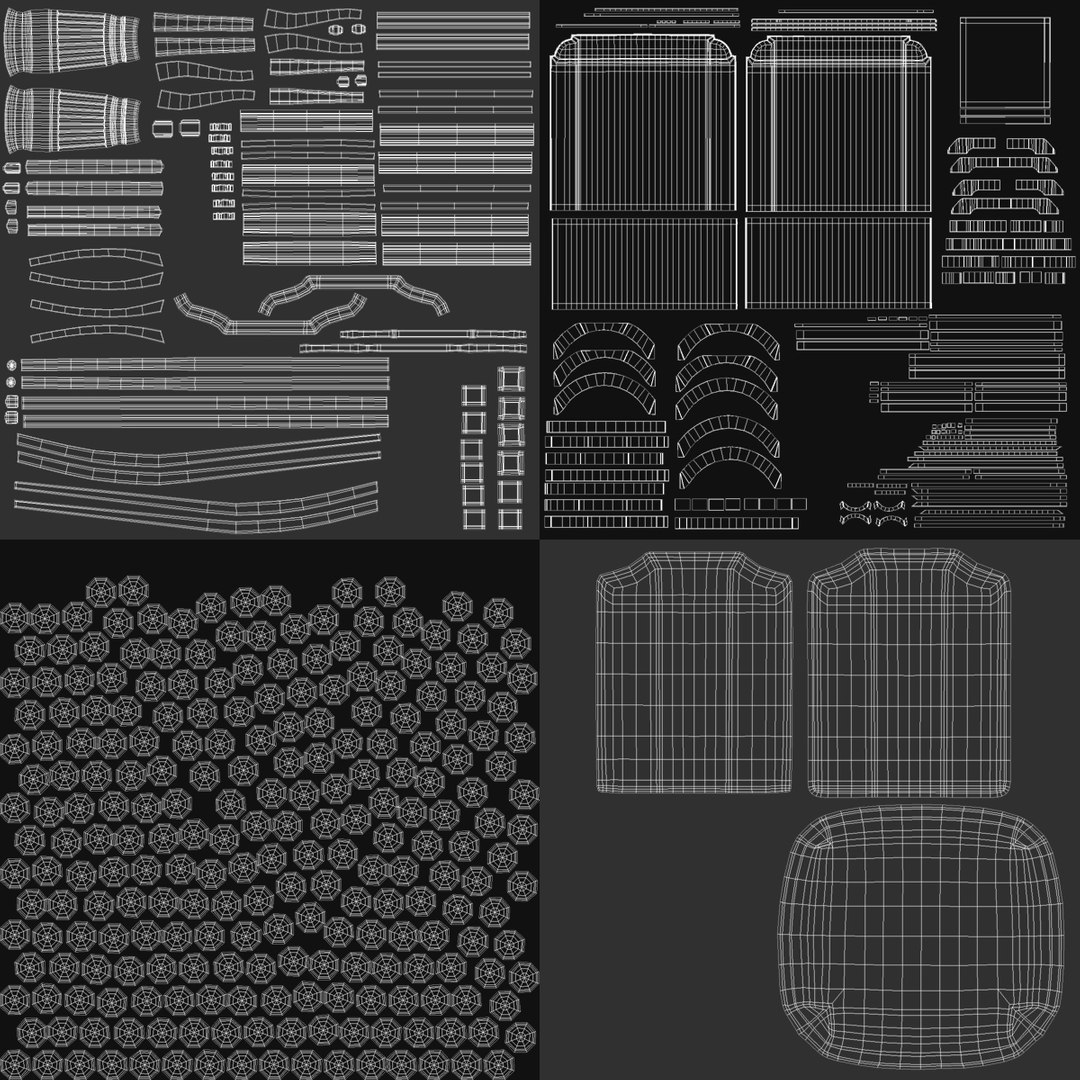 3d Corsica Rectangle Pedestal Dining Table Model
