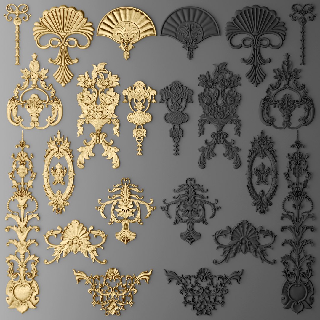 Fretwork Set 3d Max