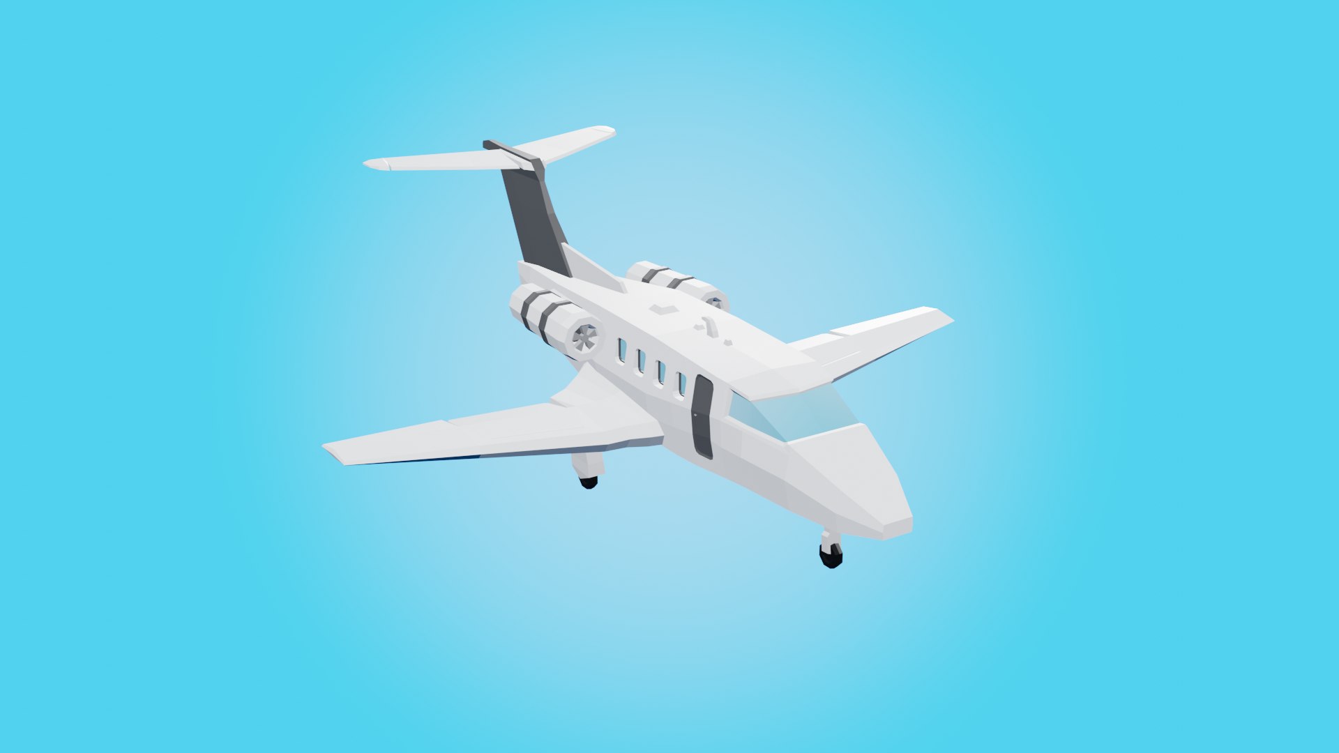 Low Poly Jet Plane 3D Model - TurboSquid 1915819