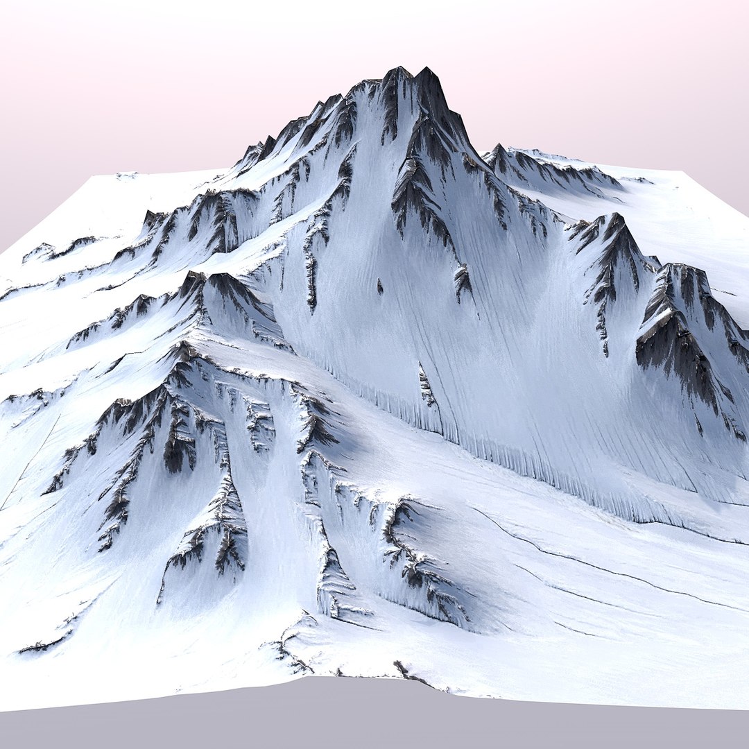 3D Model Snow Mountain | 1143320 | TurboSquid