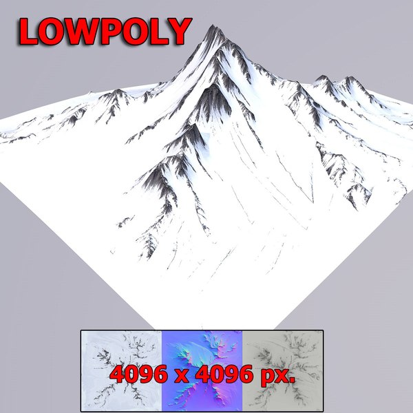 Snow Mountain Blender Models for Download | TurboSquid