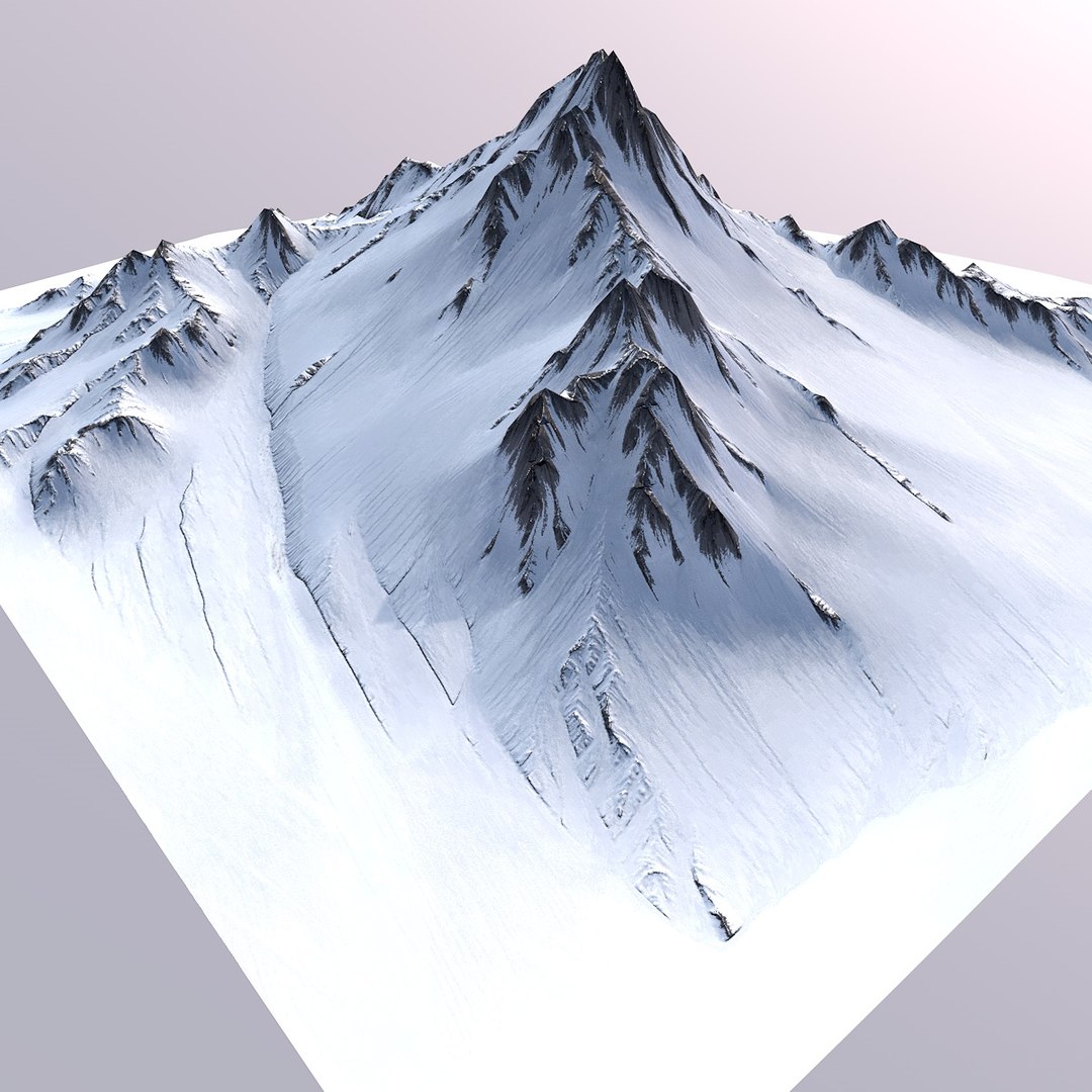 3D Model Snow Mountain | 1143320 | TurboSquid