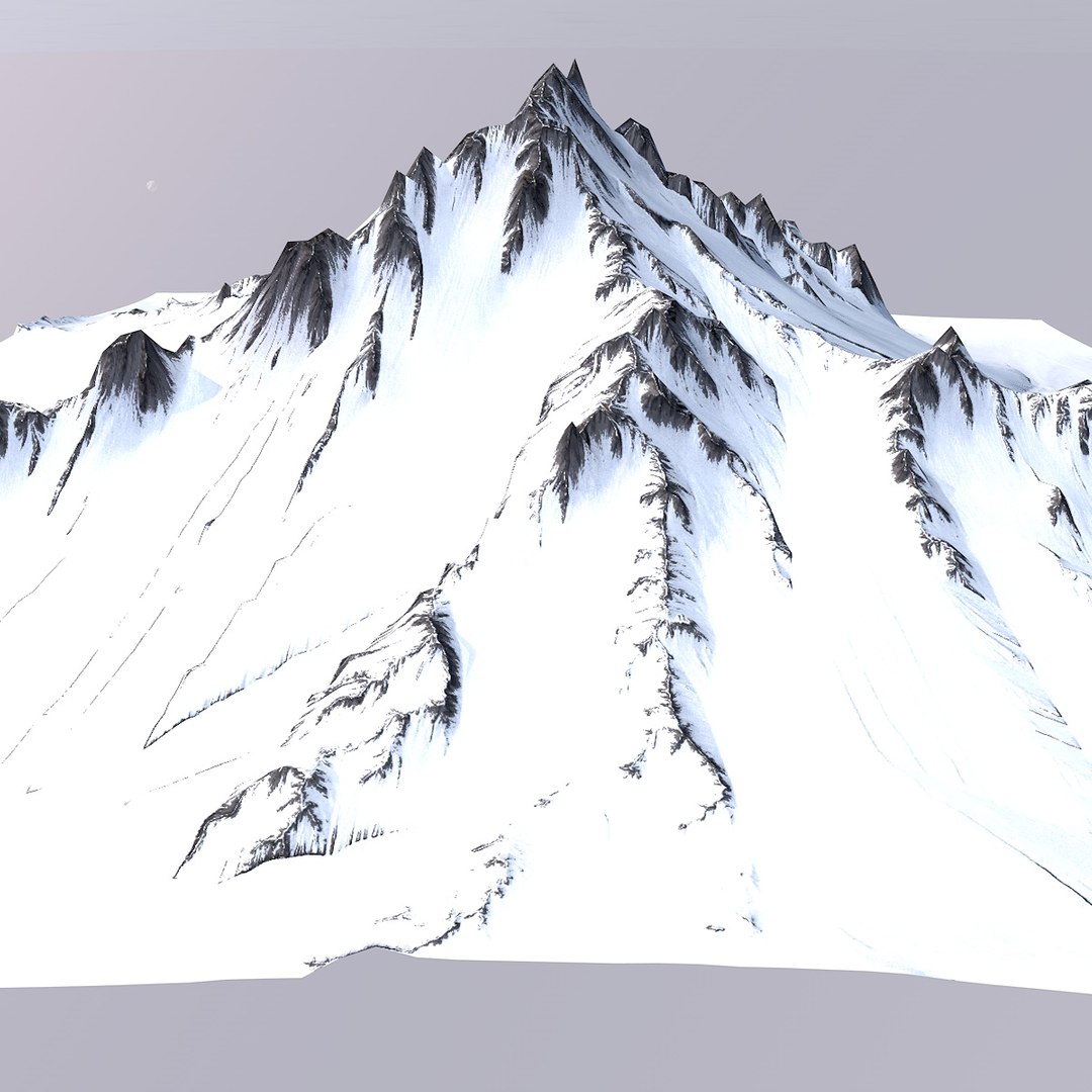 3D Model Snow Mountain | 1143320 | TurboSquid