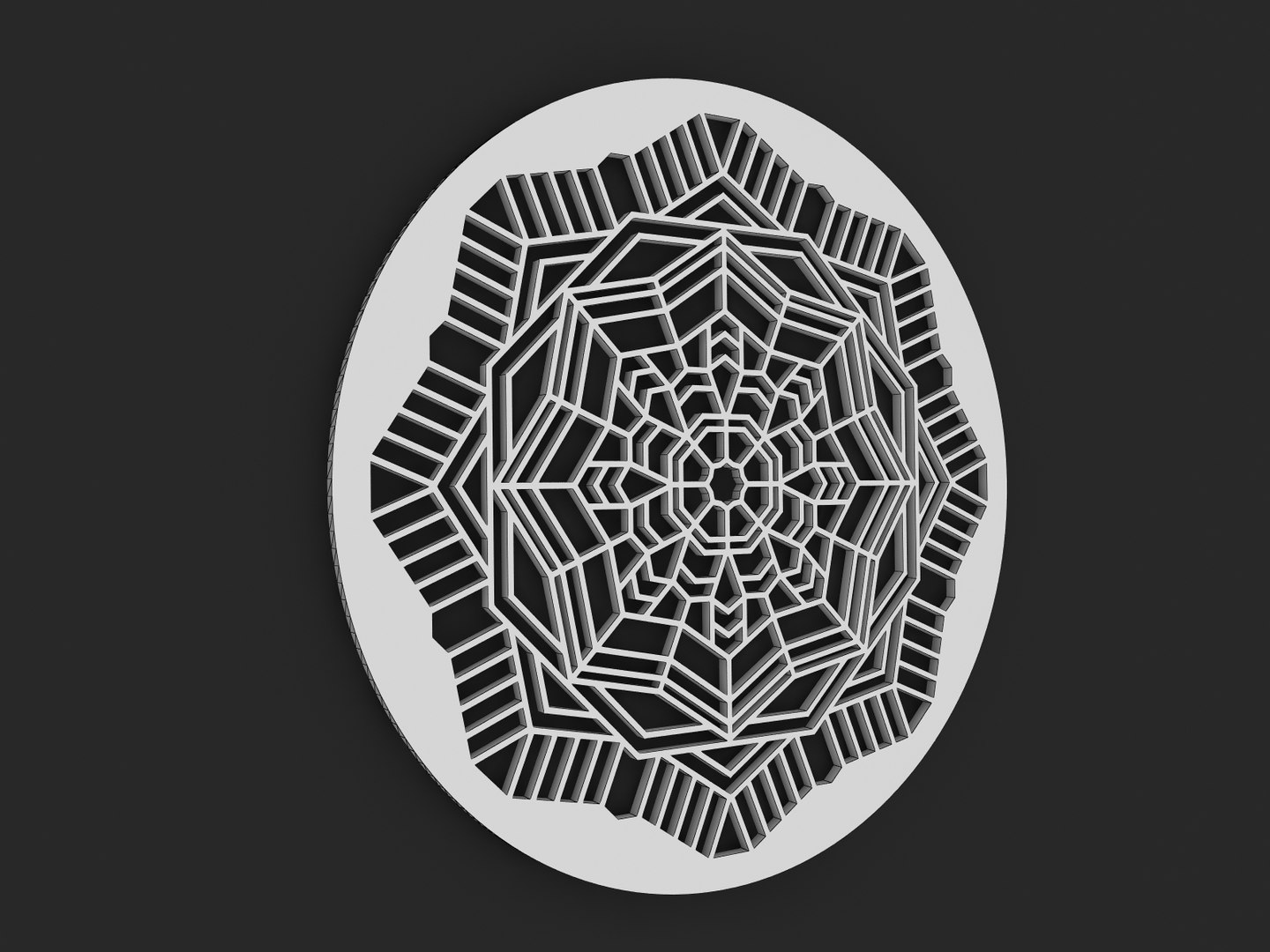 Mandala Cnc Model - TurboSquid 1583497