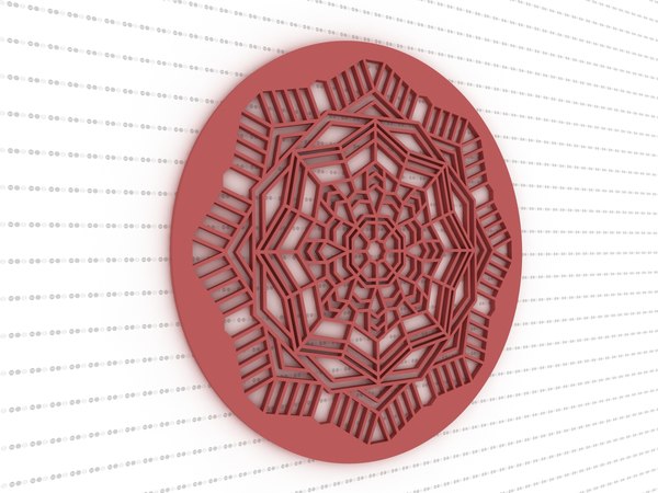 Mandala cnc model - TurboSquid 1583497