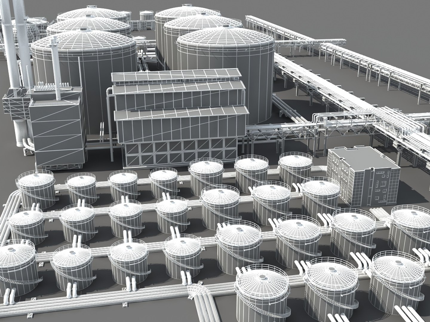 3d Model Refinery Unit