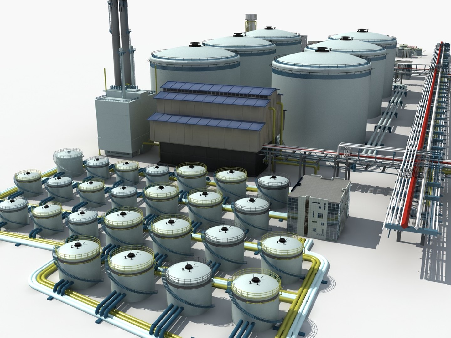 3d Model Refinery Unit