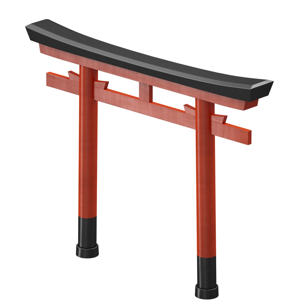 3D Torii Japanese Arch Sacred Gate To A Shinto Shrine - TurboSquid 2322458
