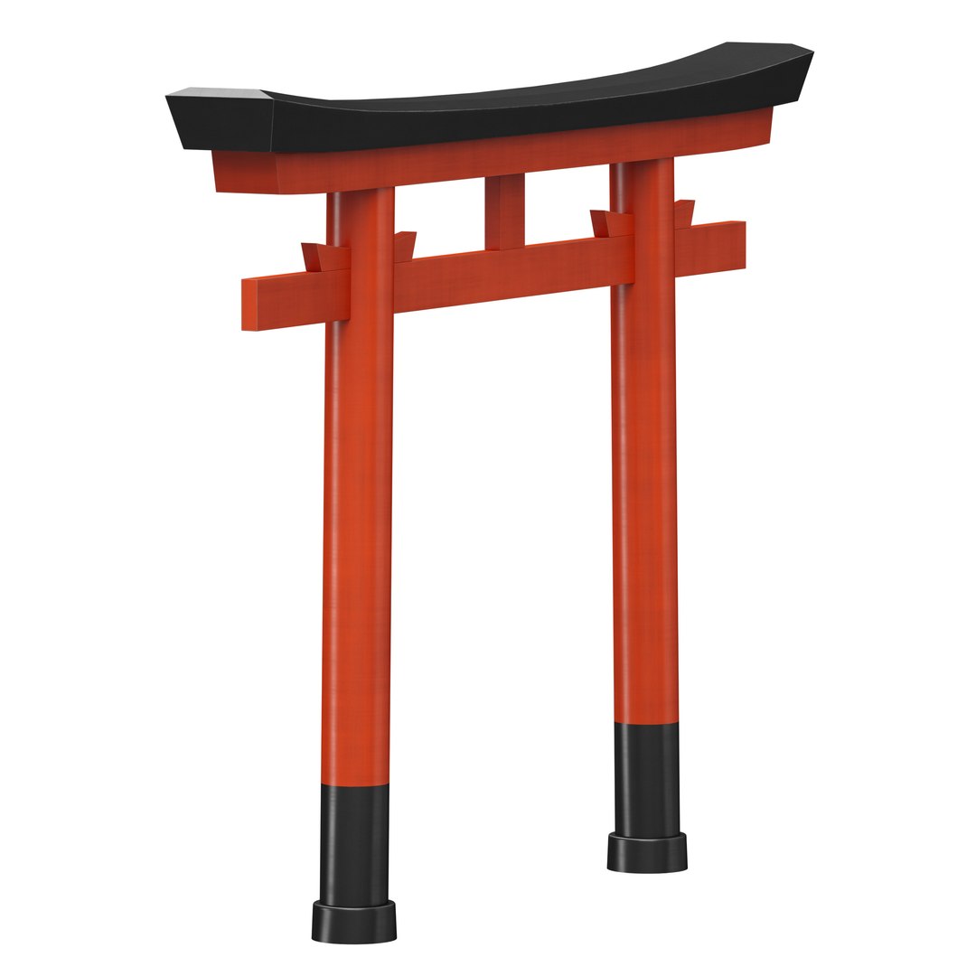 3D Torii Japanese Arch Sacred Gate To A Shinto Shrine - TurboSquid 2322458
