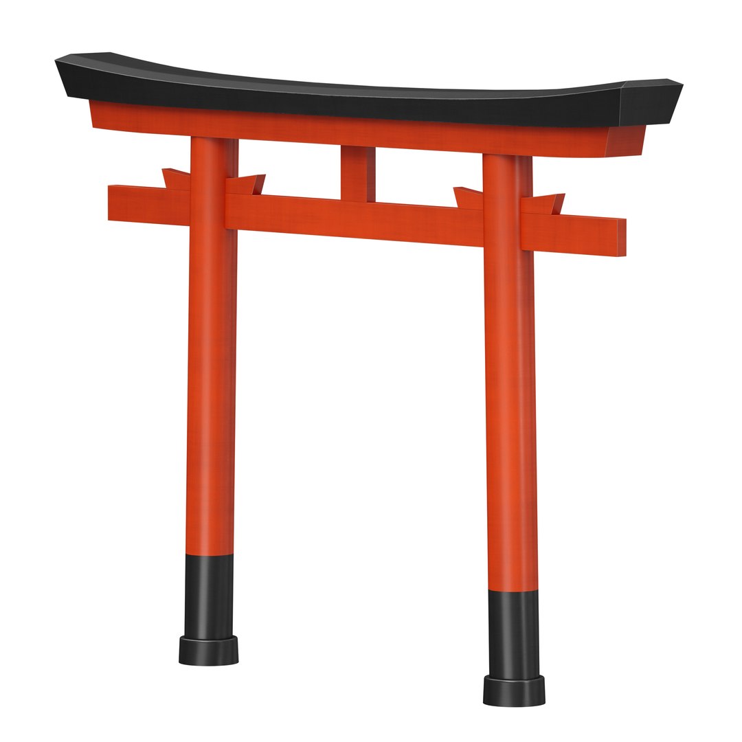 3D Torii Japanese Arch Sacred Gate To A Shinto Shrine - TurboSquid 2322458