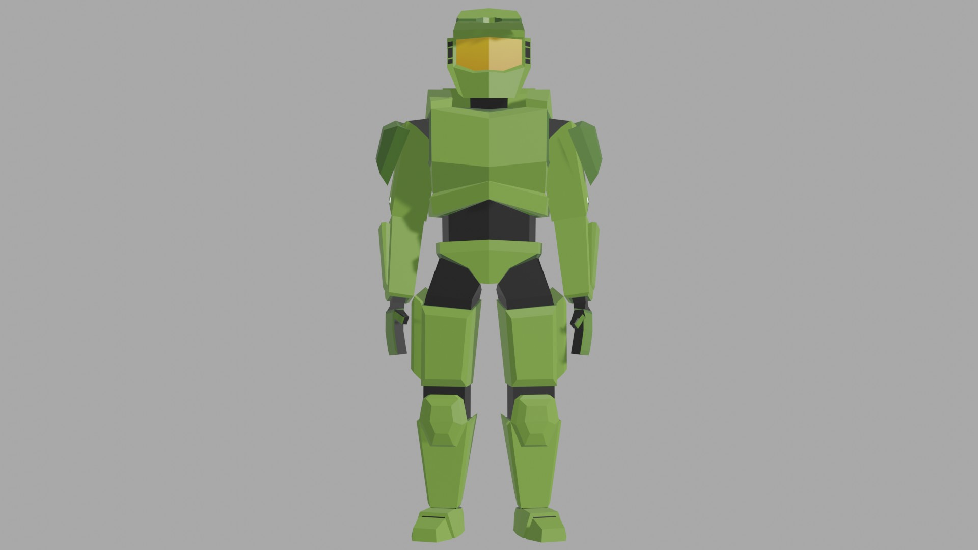 3D Master Chief Halo Low Poly - TurboSquid 2120865