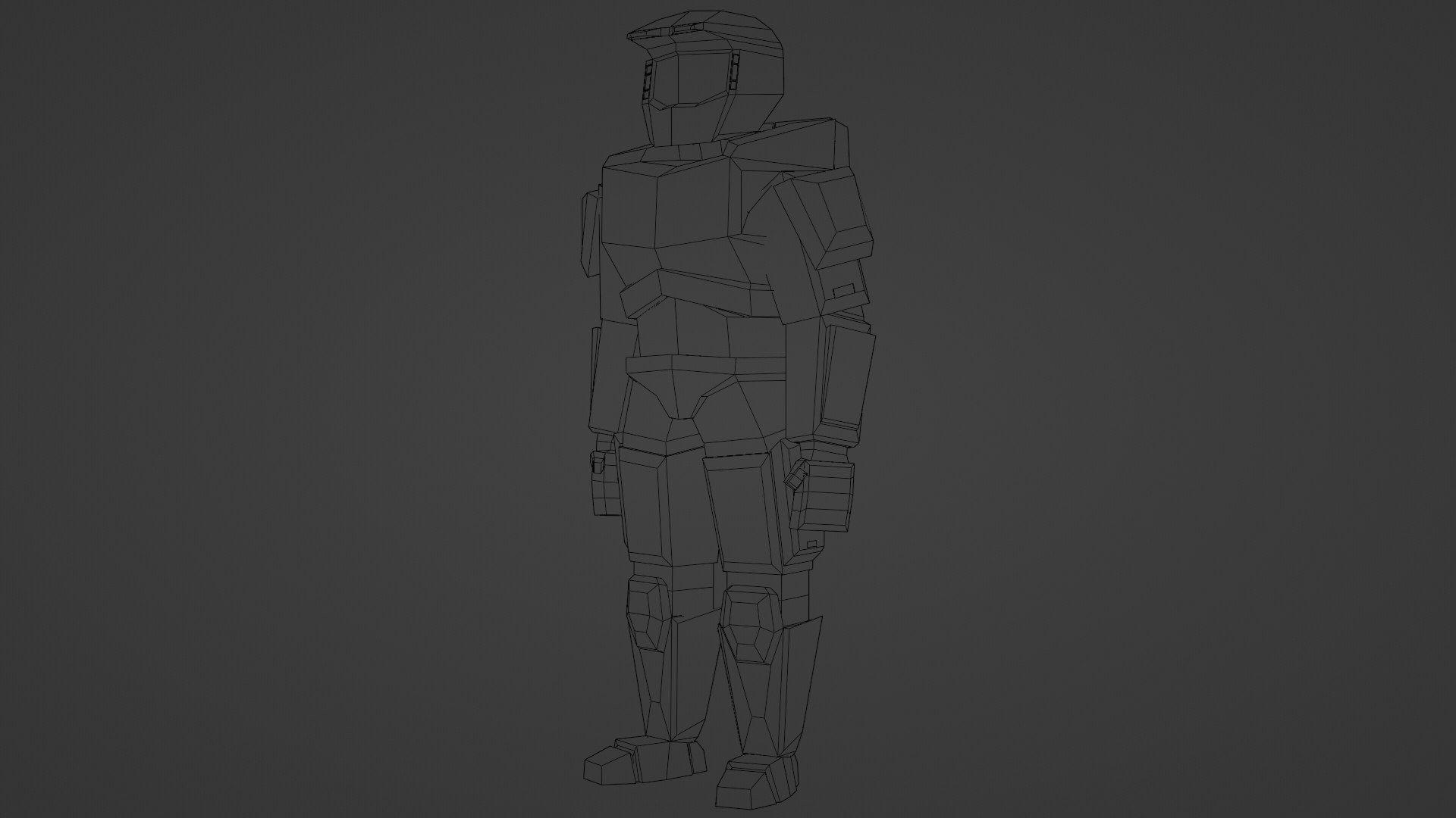 3D Master Chief Halo Low Poly - TurboSquid 2120865