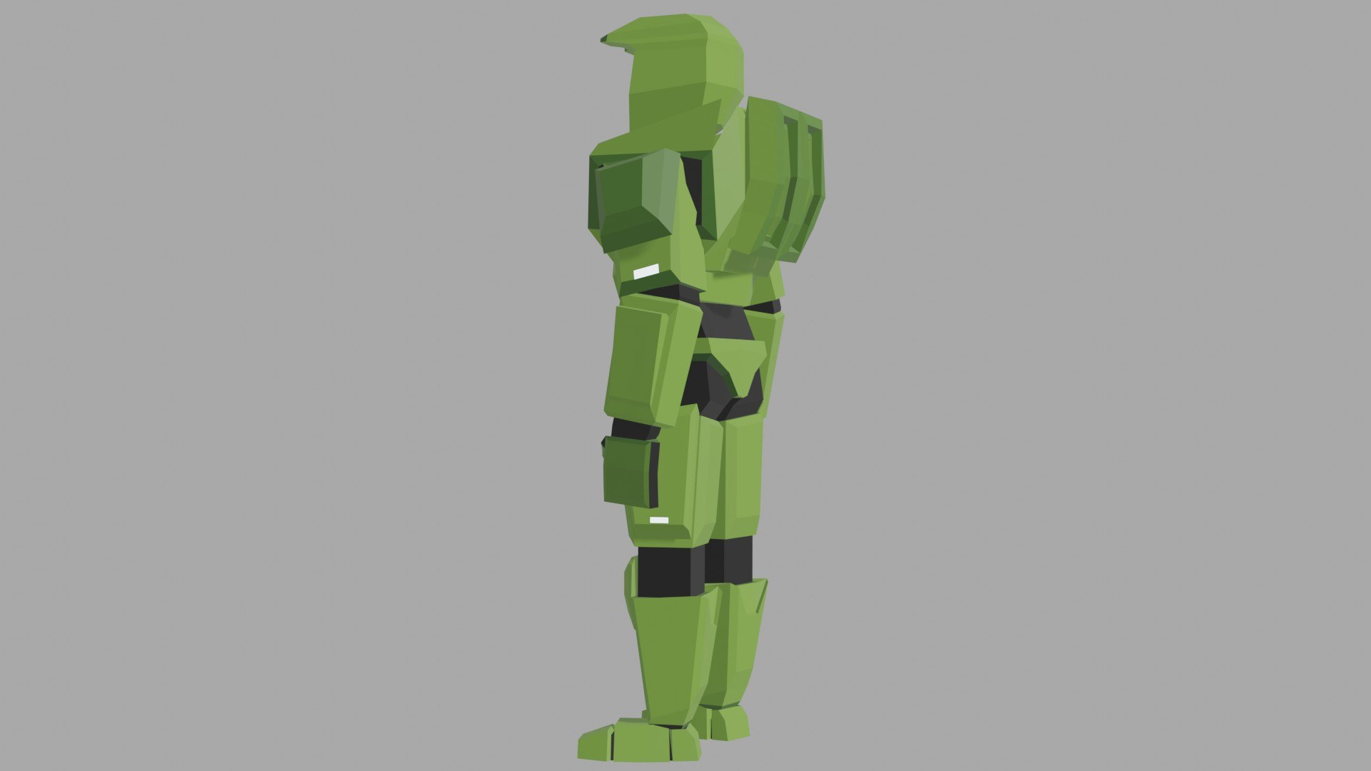 3D Master Chief Halo Low Poly - TurboSquid 2120865