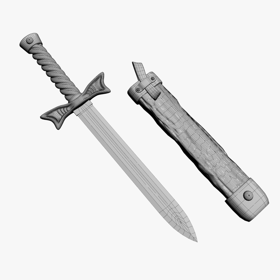 3d model sword
