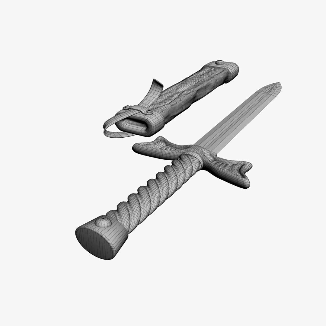 3d model sword