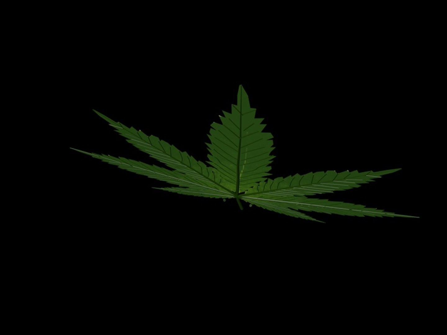 pot leaf 3d 3ds
