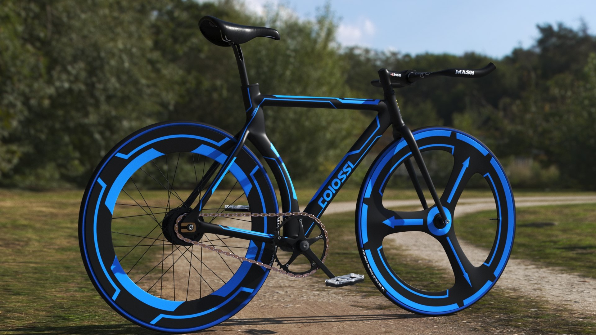 Colossi Sticky Fingers Bicycle 3D Model - TurboSquid 1950214