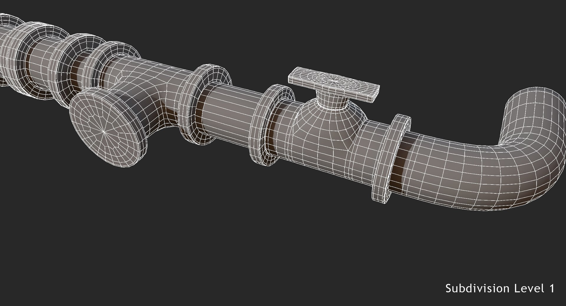 3d Custom Pipe Model