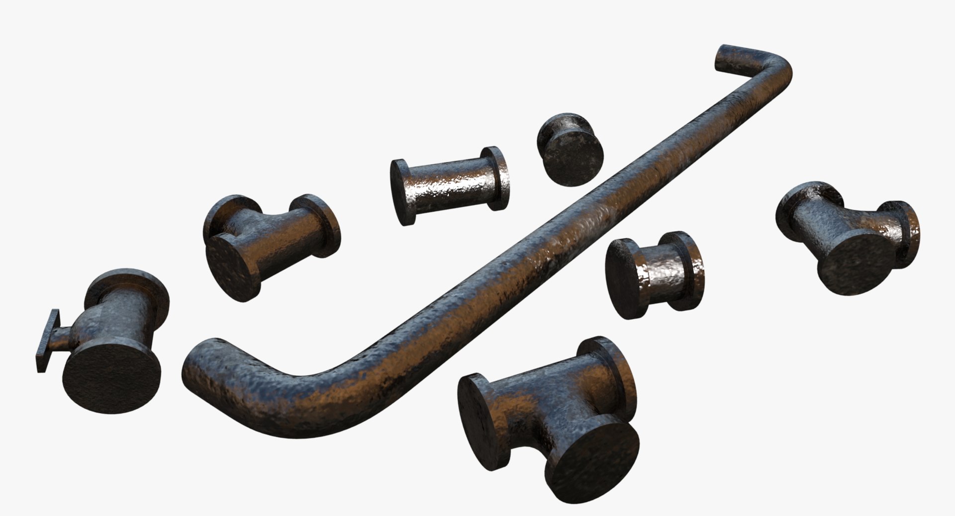 3d Custom Pipe Model