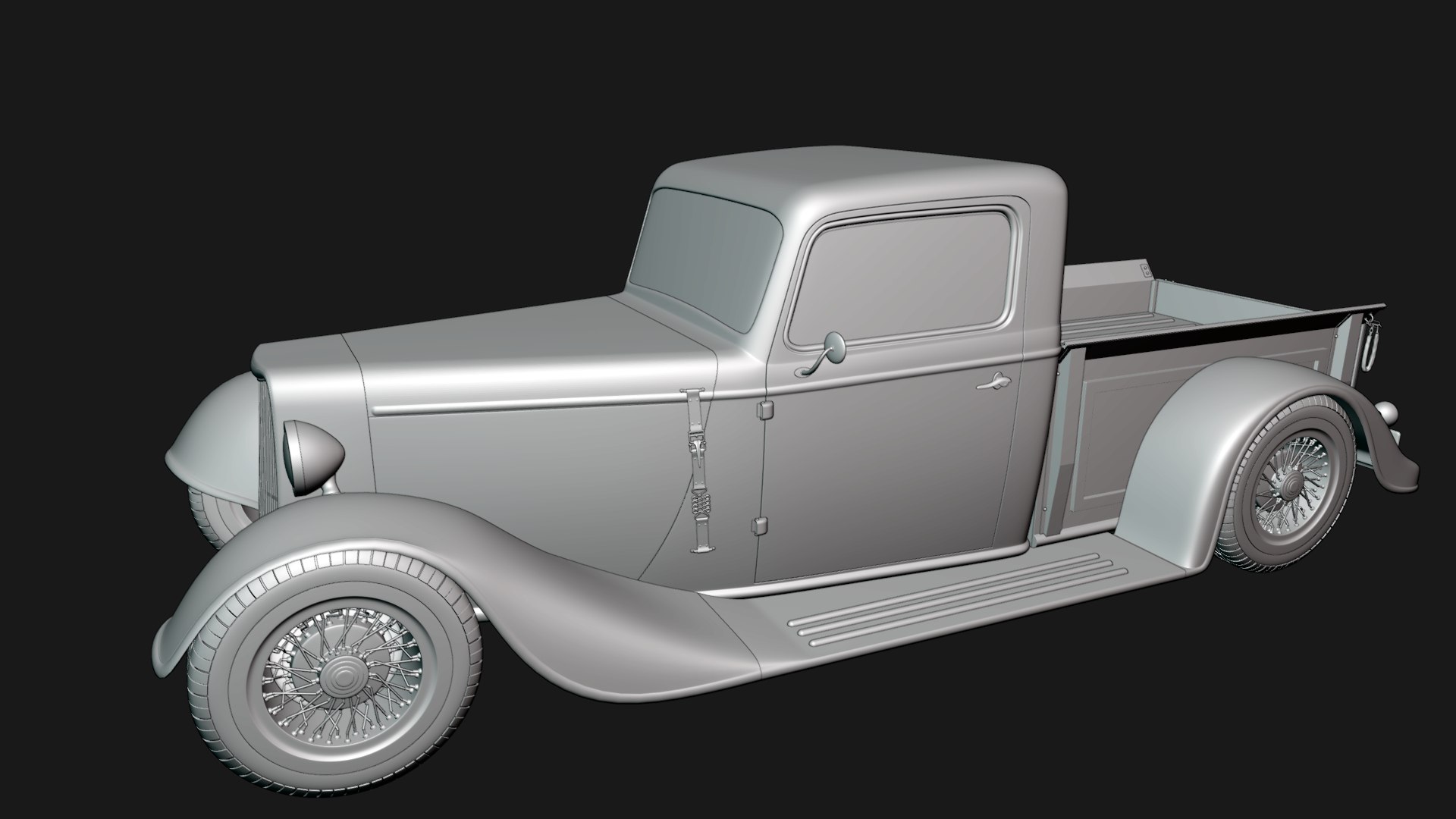 3D Vintage Vehicle Model - TurboSquid 2243331