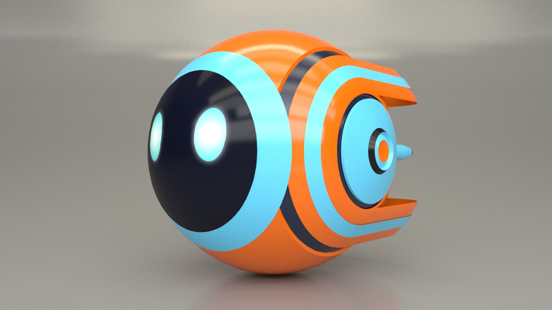 3D Cute Robot Head - TurboSquid 1788608
