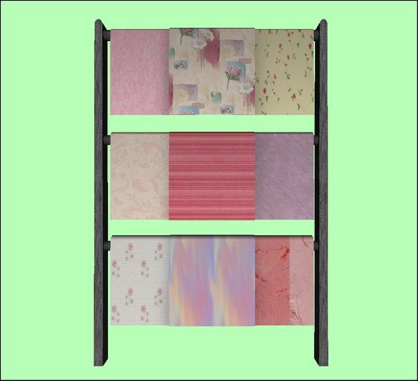 3d model wrapping paper display