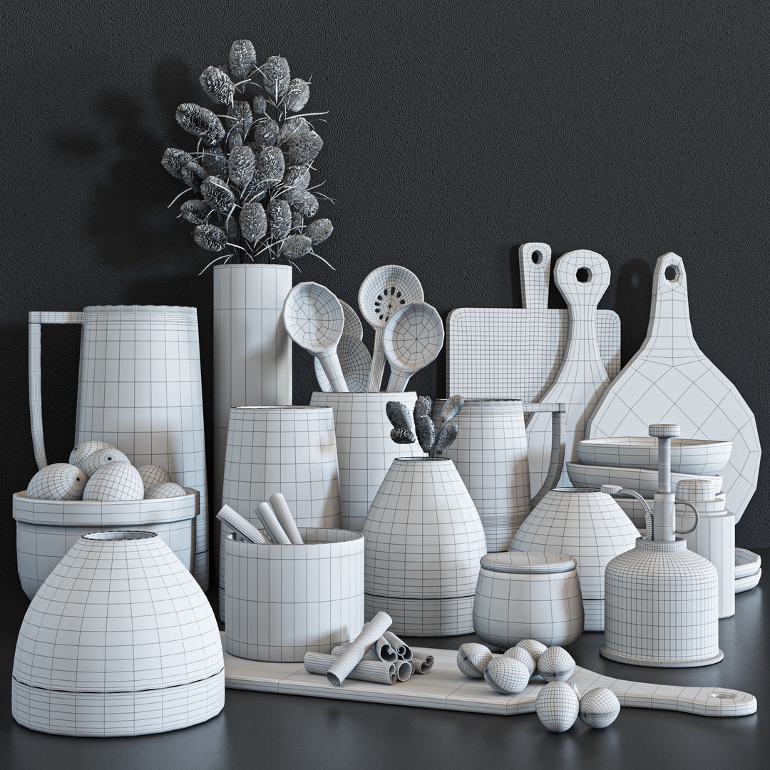 3D kitchen accessories017 - TurboSquid 1858350