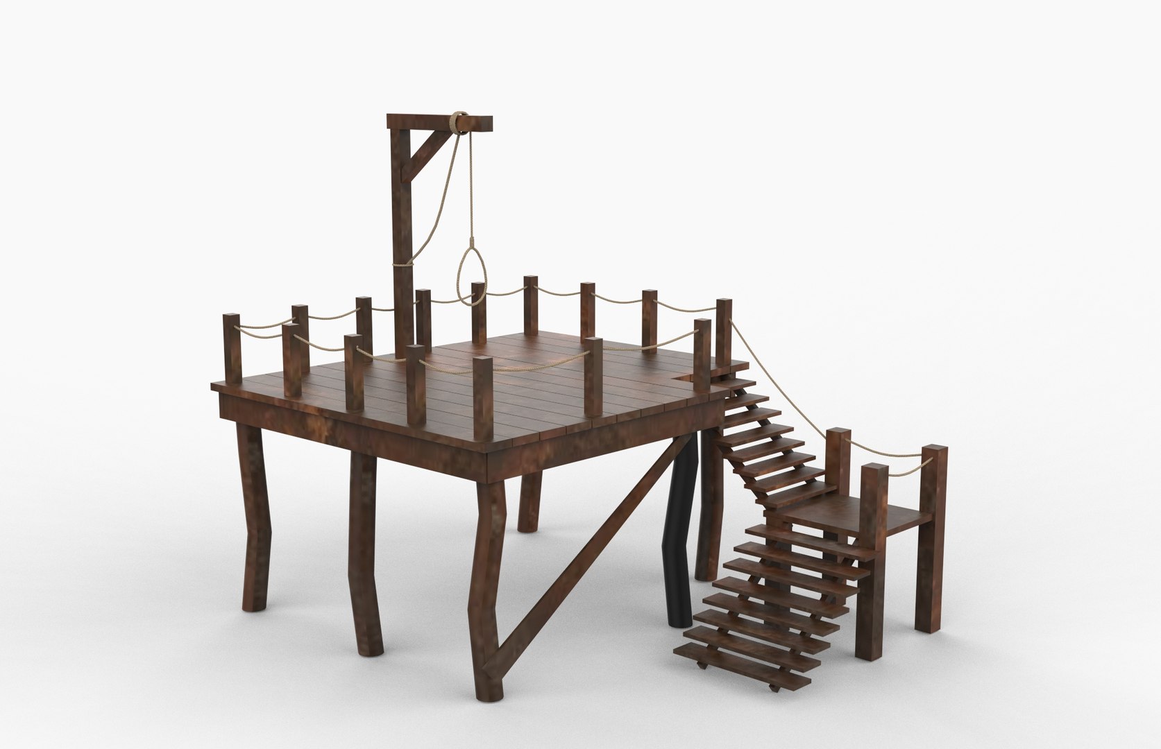 Gallows 3D Model 3D Model - TurboSquid 2338789