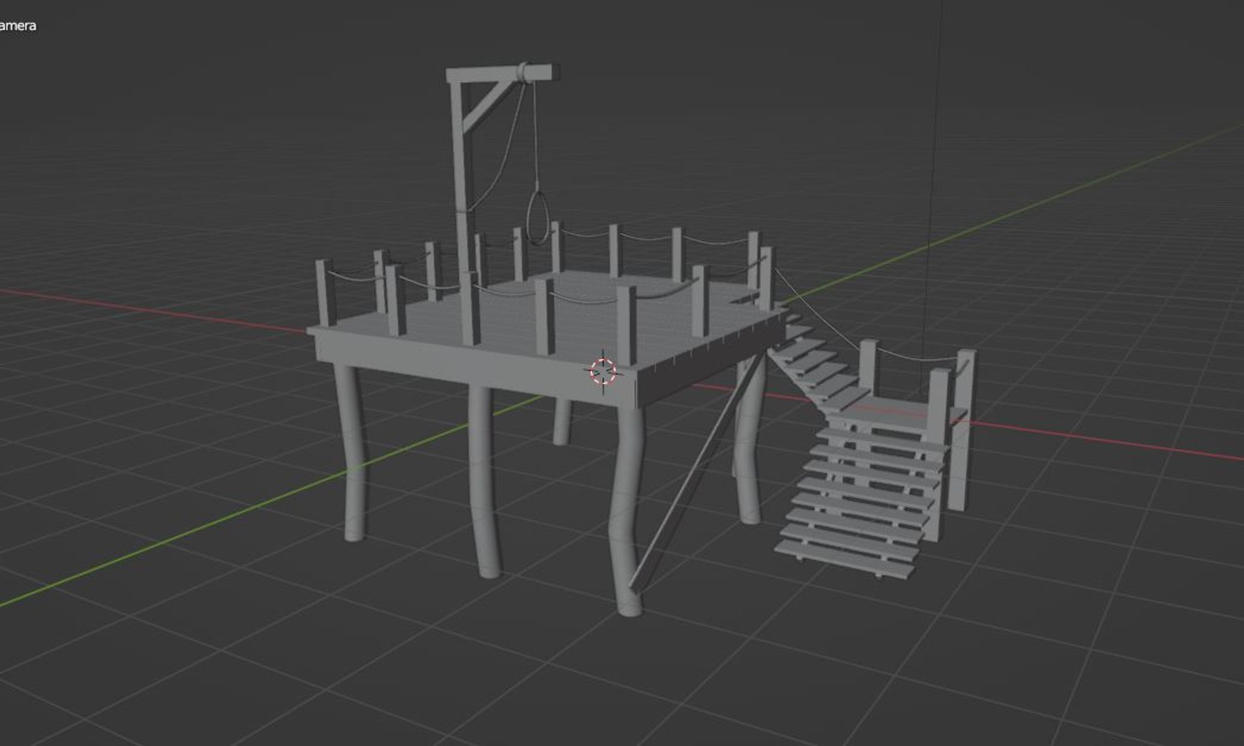 Gallows 3D Model 3D Model - TurboSquid 2338789