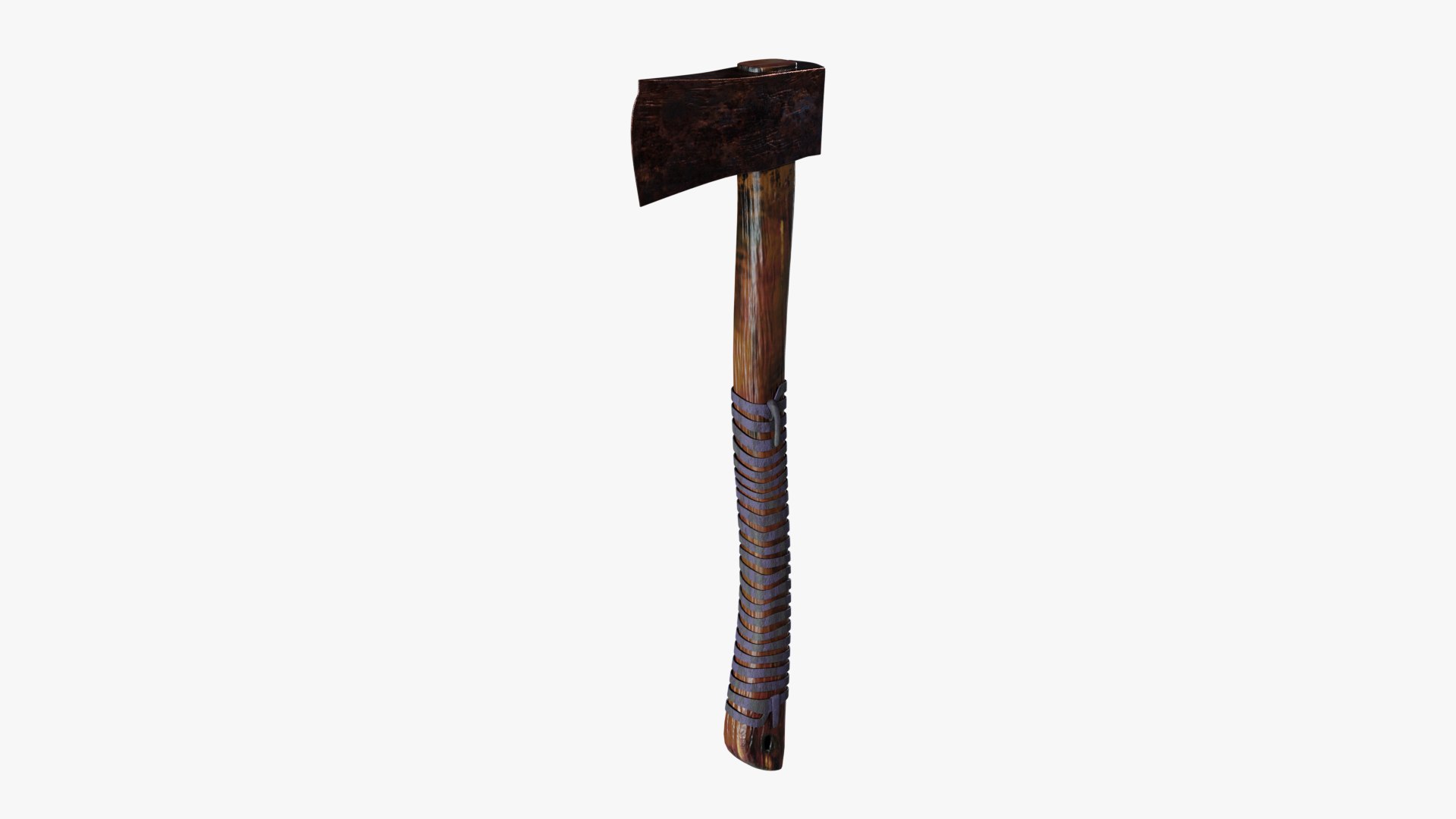 3D Rusty Wood Hatchet Axe - TurboSquid 1823432