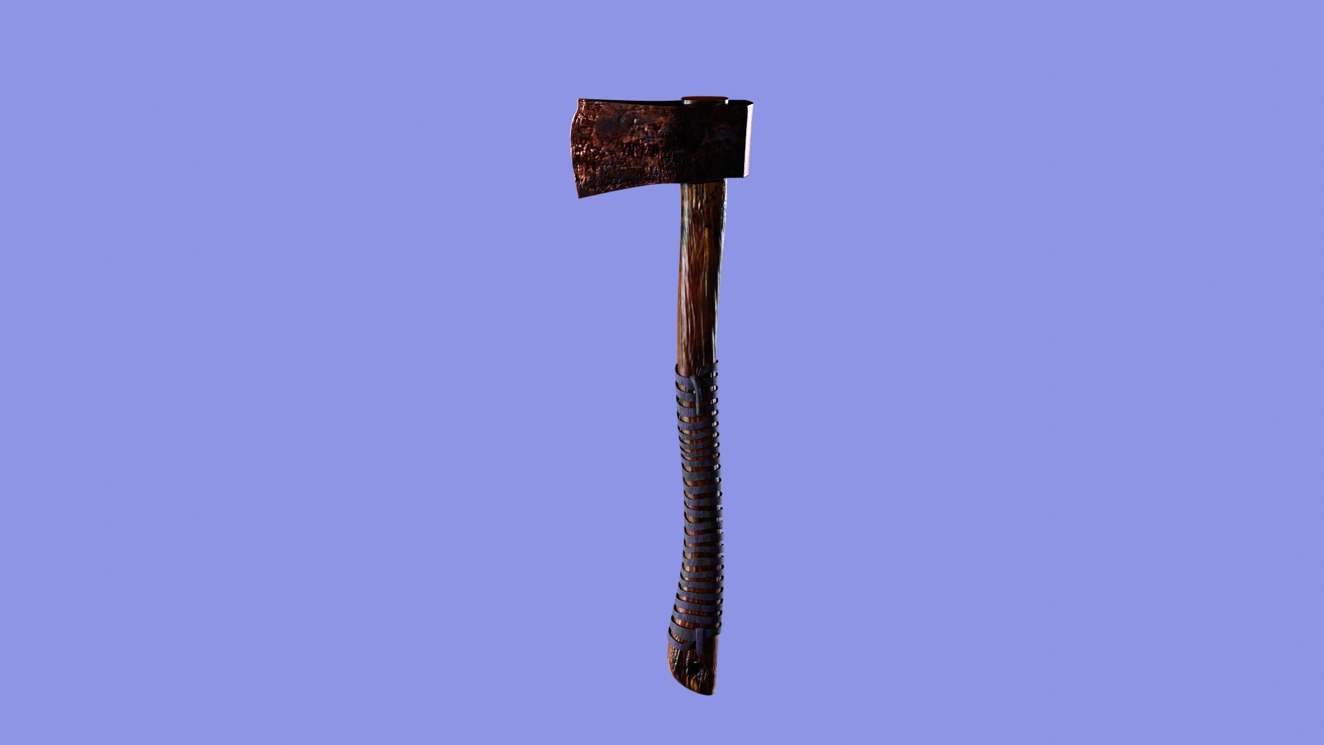3D Rusty Wood Hatchet Axe - TurboSquid 1823432
