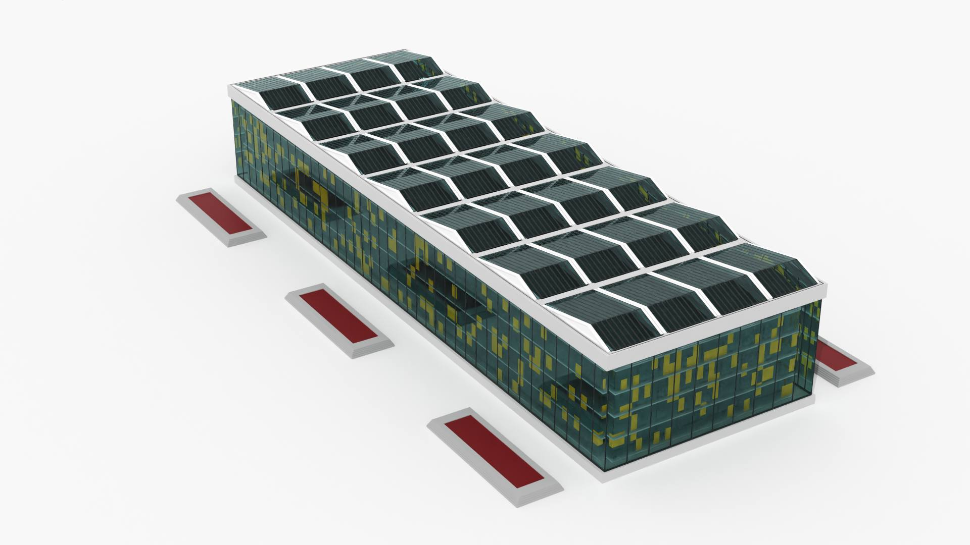 3D Model Factory Building Architecture - TurboSquid 1676180