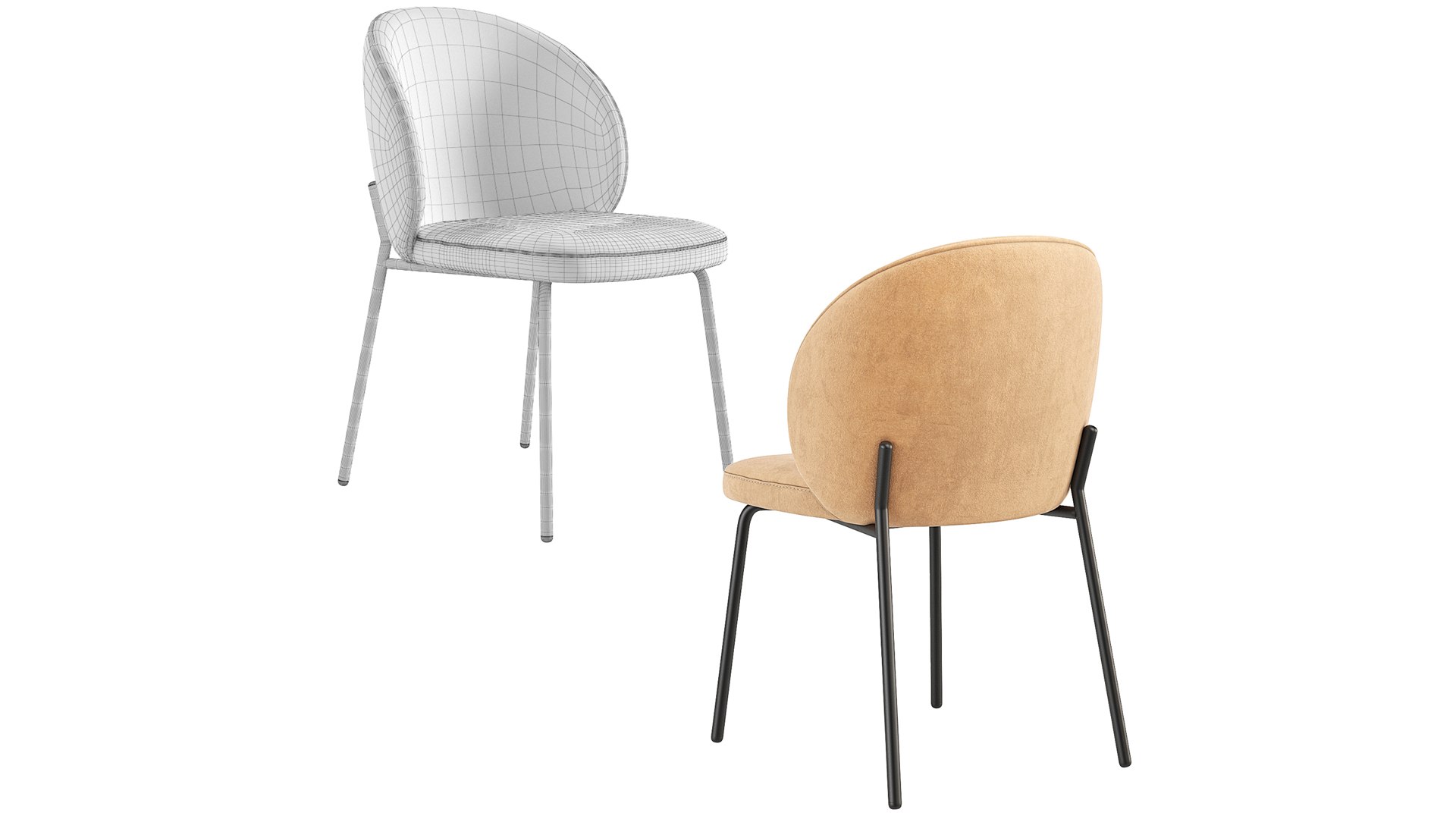3D Boconcept Princeton Dining Chair Model - TurboSquid 1944392