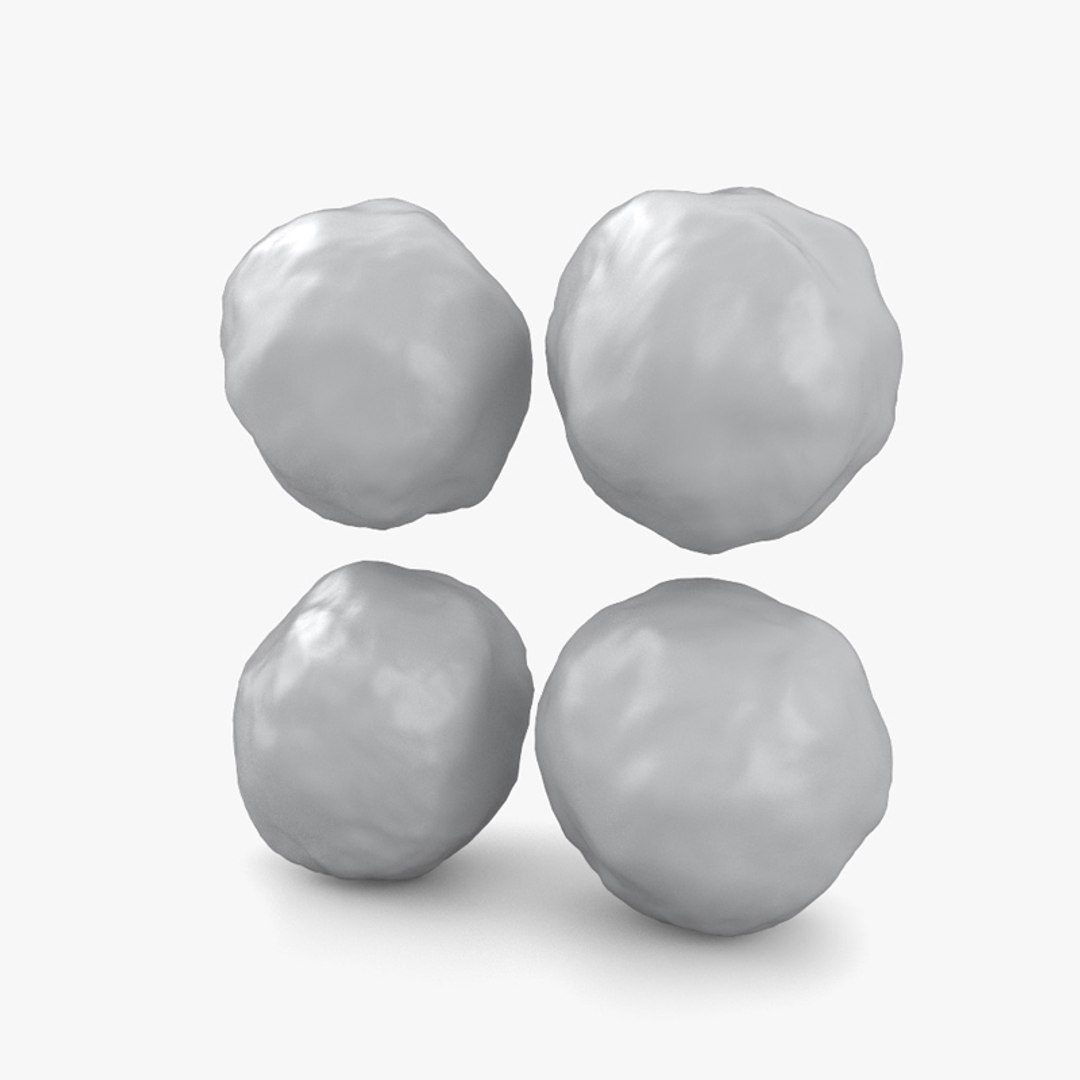 3D Model Snowball - TurboSquid 1950050