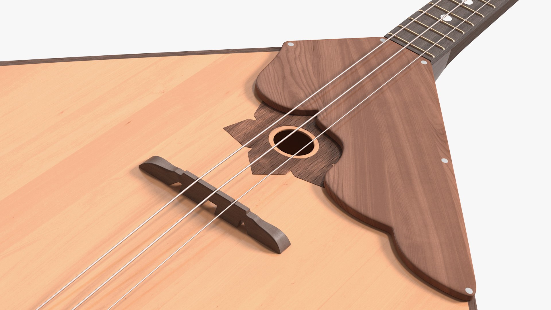 Balalaika 3 Strings Model - TurboSquid 1675357