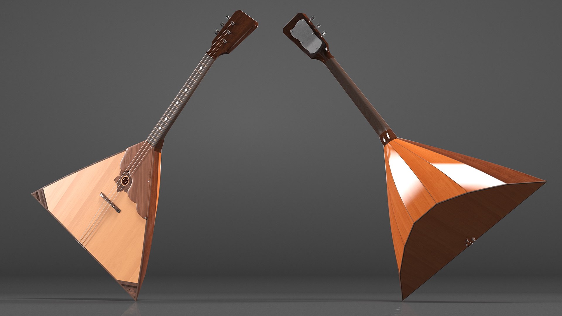 Balalaika 3 Strings Model - TurboSquid 1675357
