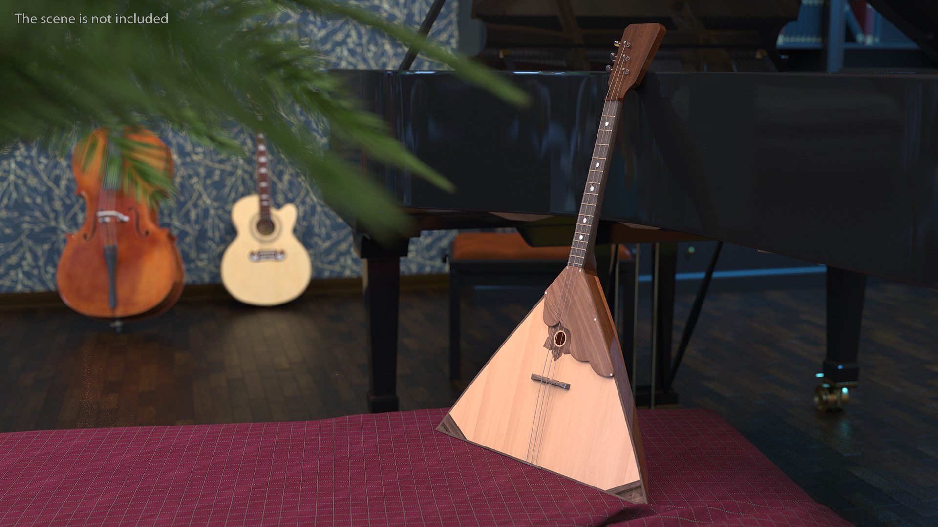 Balalaika 3 Strings Model - TurboSquid 1675357