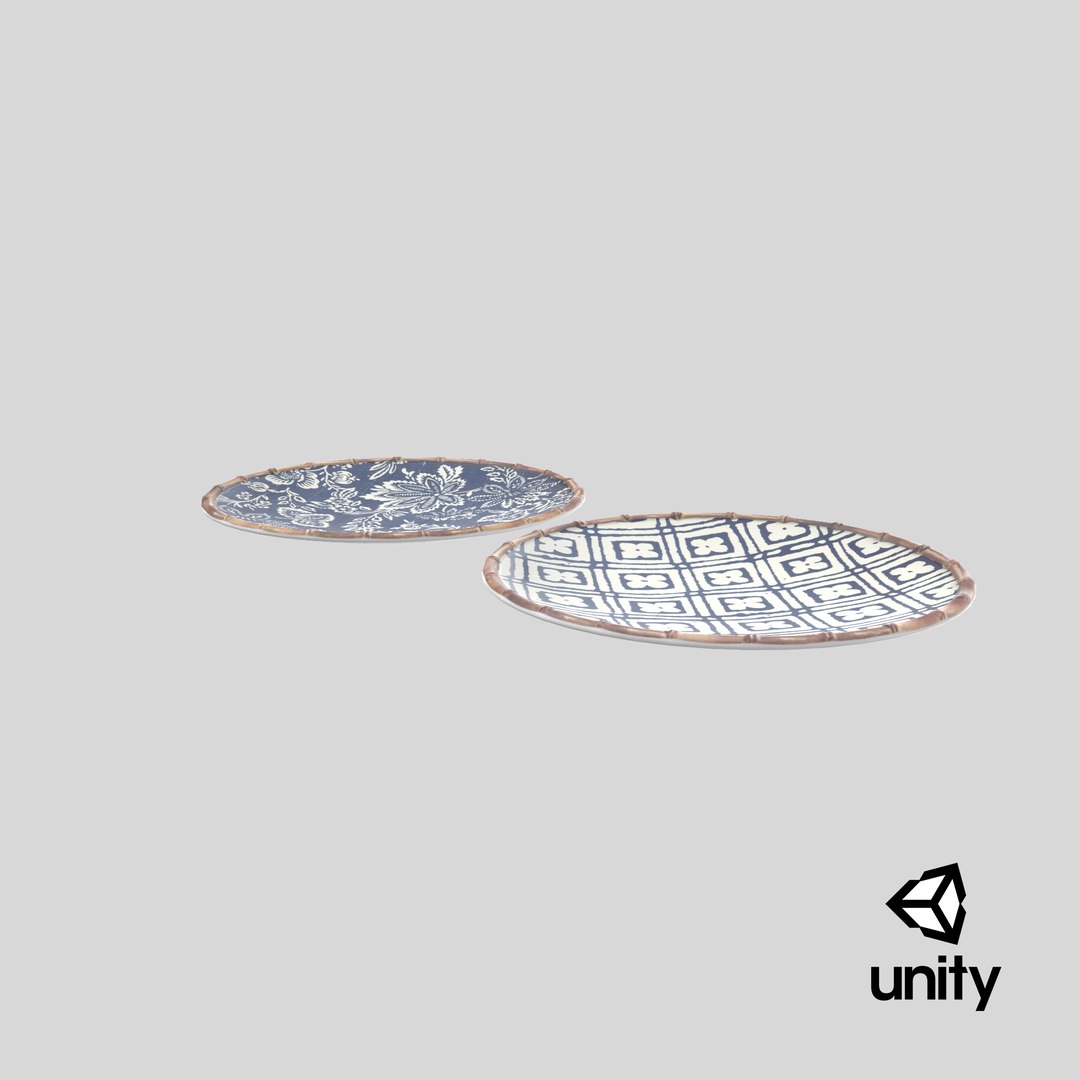 Plates - Bamboo 3D - TurboSquid 2066052