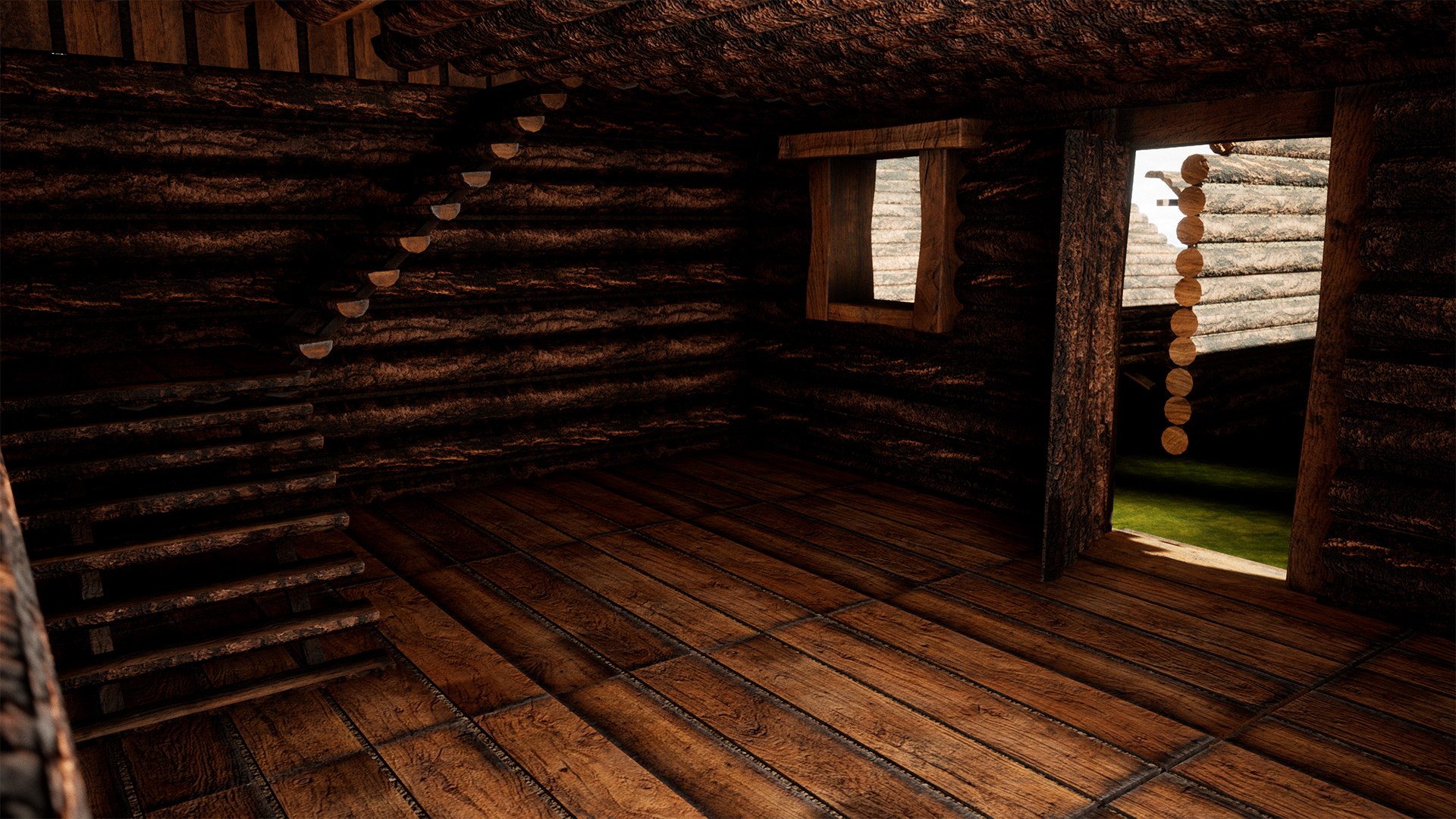 Modular Wood House 30 Assets 3D Model - TurboSquid 2109600