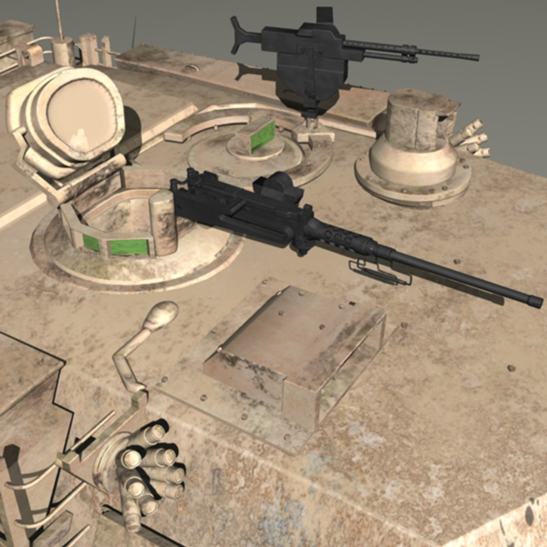 3d Model M1a1 Abrams Battle Tank