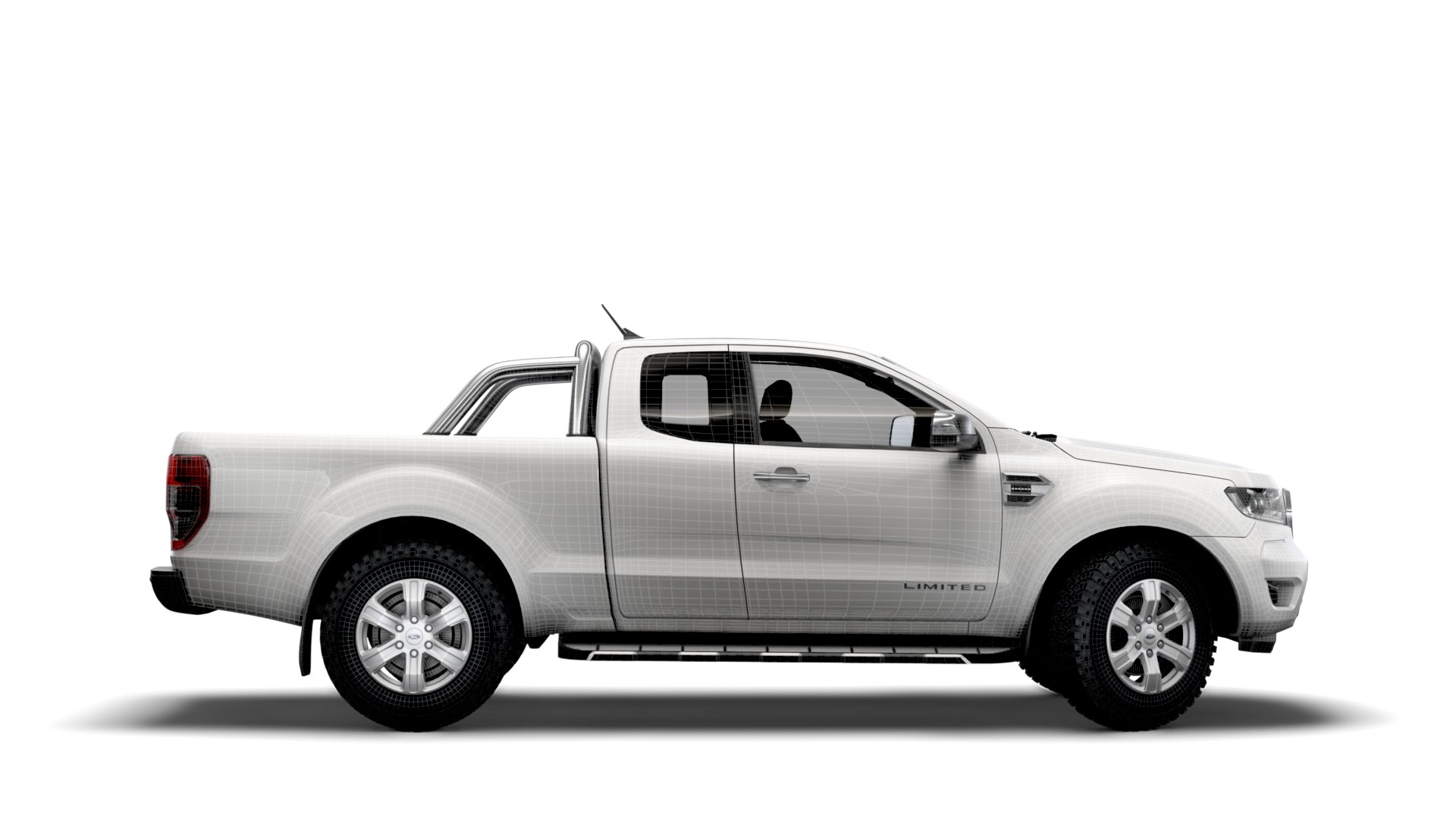 3D ranger supercab limited - TurboSquid 1674293