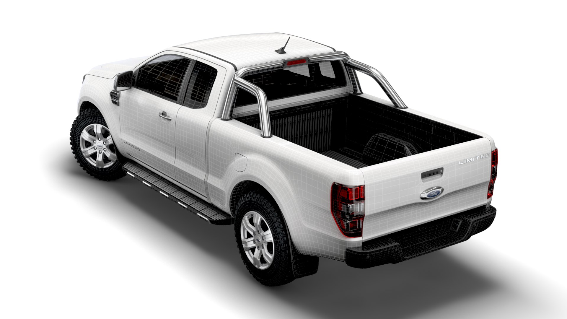 3D ranger supercab limited - TurboSquid 1674293