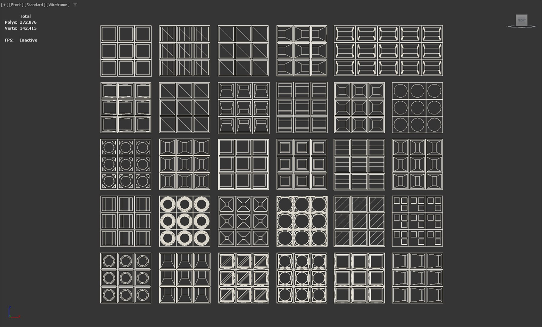 Cement Breeze Block Model - TurboSquid 2206625