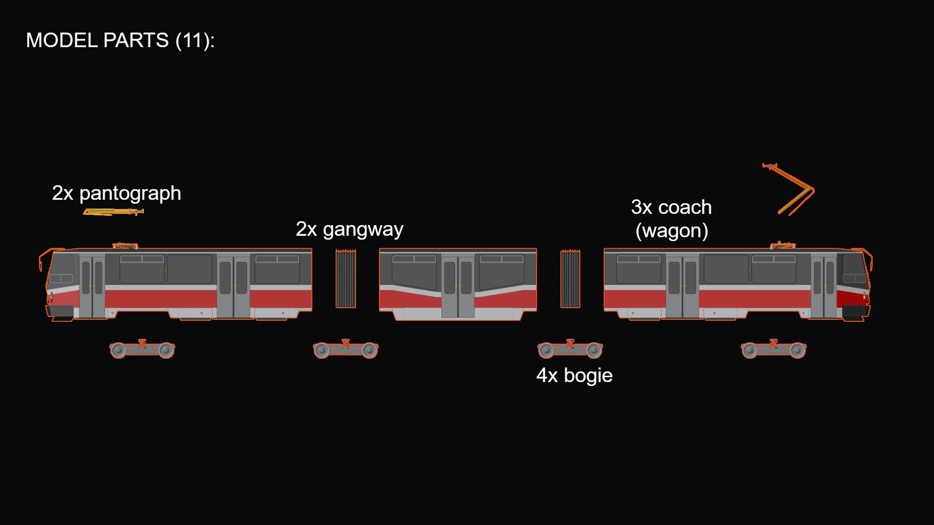 Tram KT8D5 And Hyundai Rotem 3D Model - TurboSquid 2171293