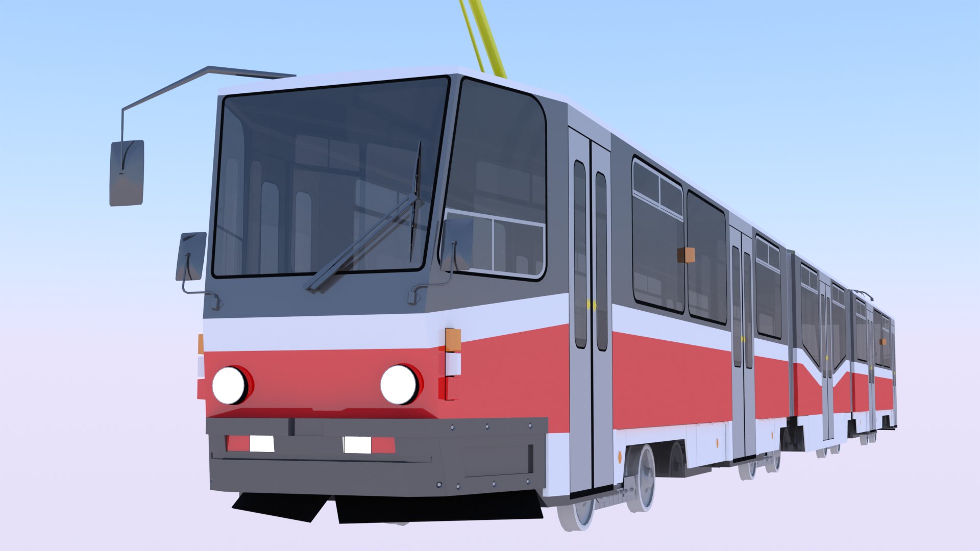 Tram KT8D5 And Hyundai Rotem 3D Model - TurboSquid 2171293