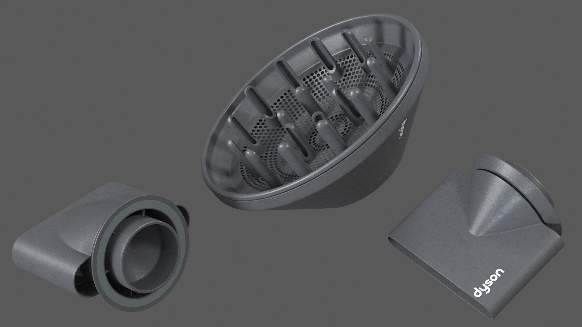 Dyson supersonic hair dryer 3D model - TurboSquid 1602279