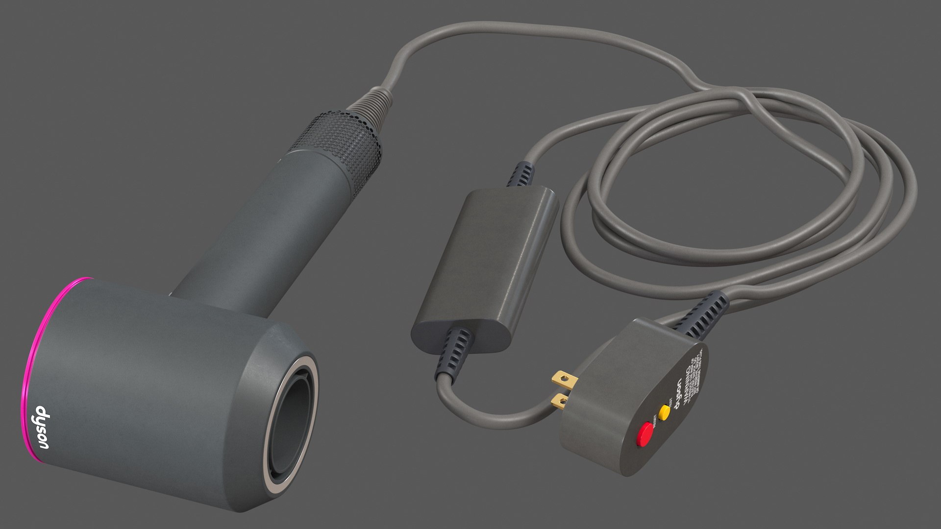 Dyson supersonic hair dryer 3D model - TurboSquid 1602279